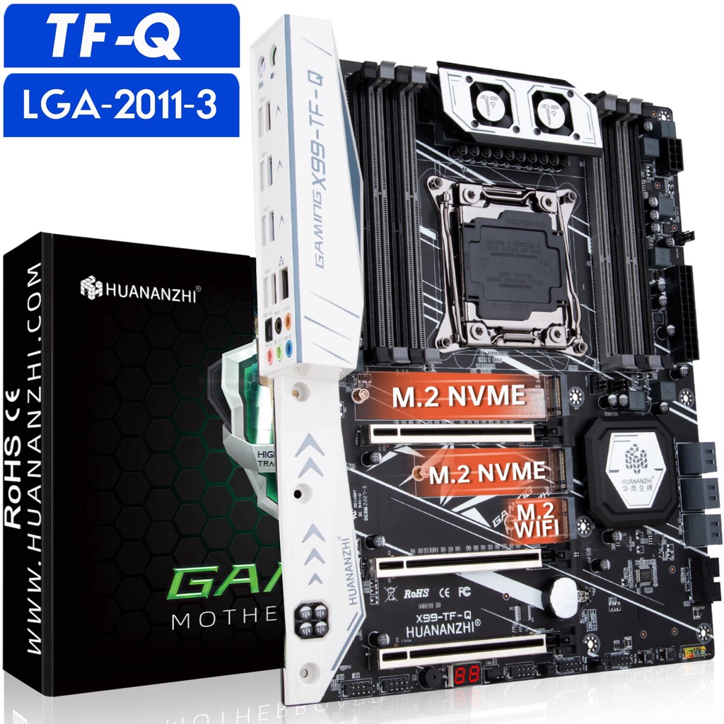 Huananzhi x99 qd4 x99 Placa-Mãe intel xeon e5 x99 LGA2011-3 Todas As ...