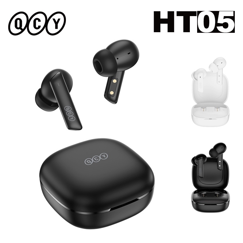 QCY HT05 ANC Fone De Ouvido Sem Fio Bluetooth 5.2 40dB Com Cancelamento ...