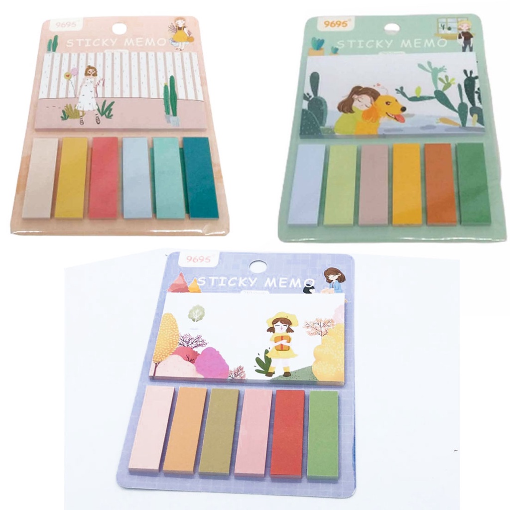 Marcador de Paginas + Post it Vintage Papel Boullet Journal Bujo ...