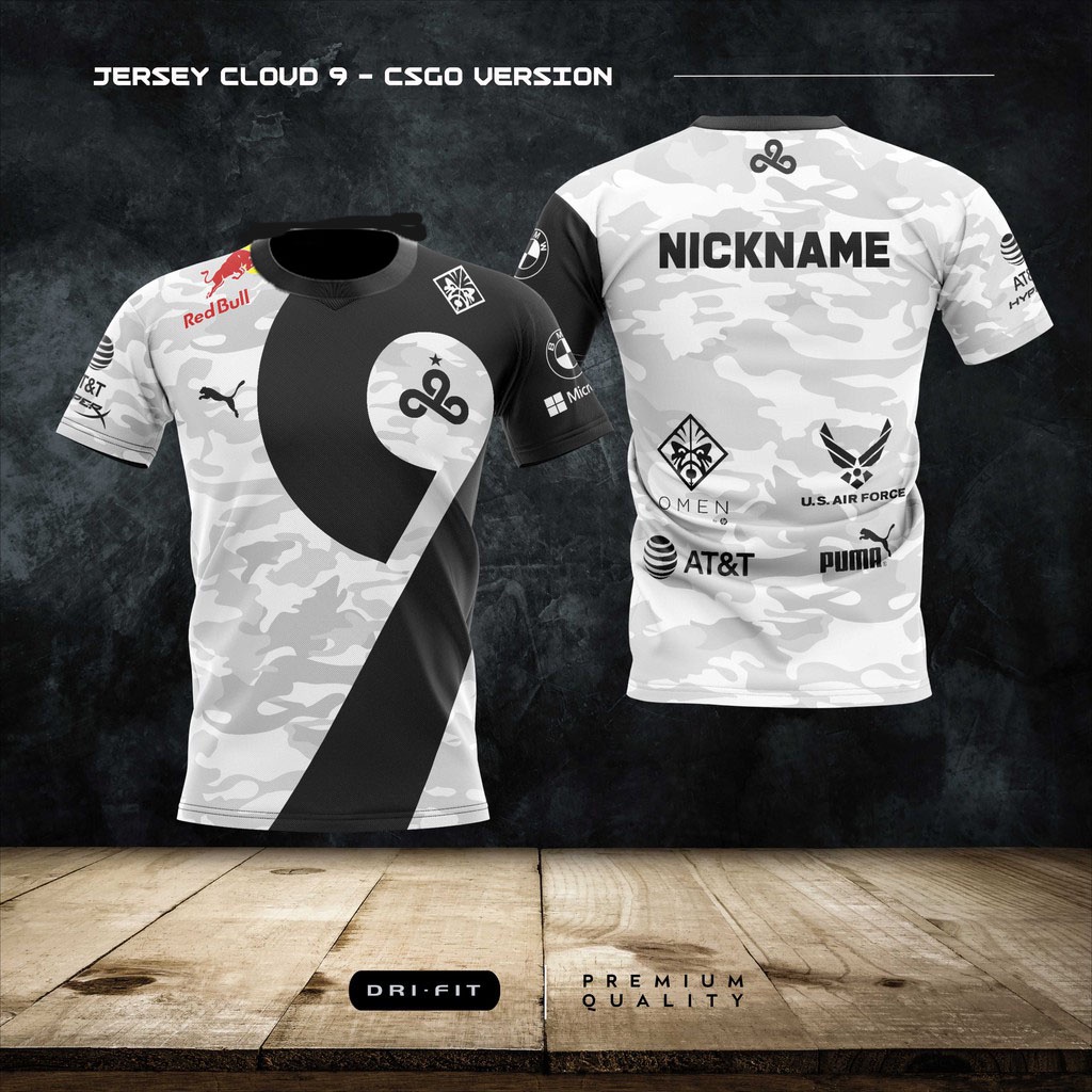 Jersey T-Shirt CLOUD GAMING Clothes 9 CS GO VERSIONNot customized ...