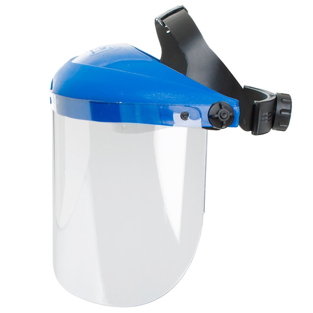 Protetor facial incolor 8" com catraca Face Shield - PRO Visison ...