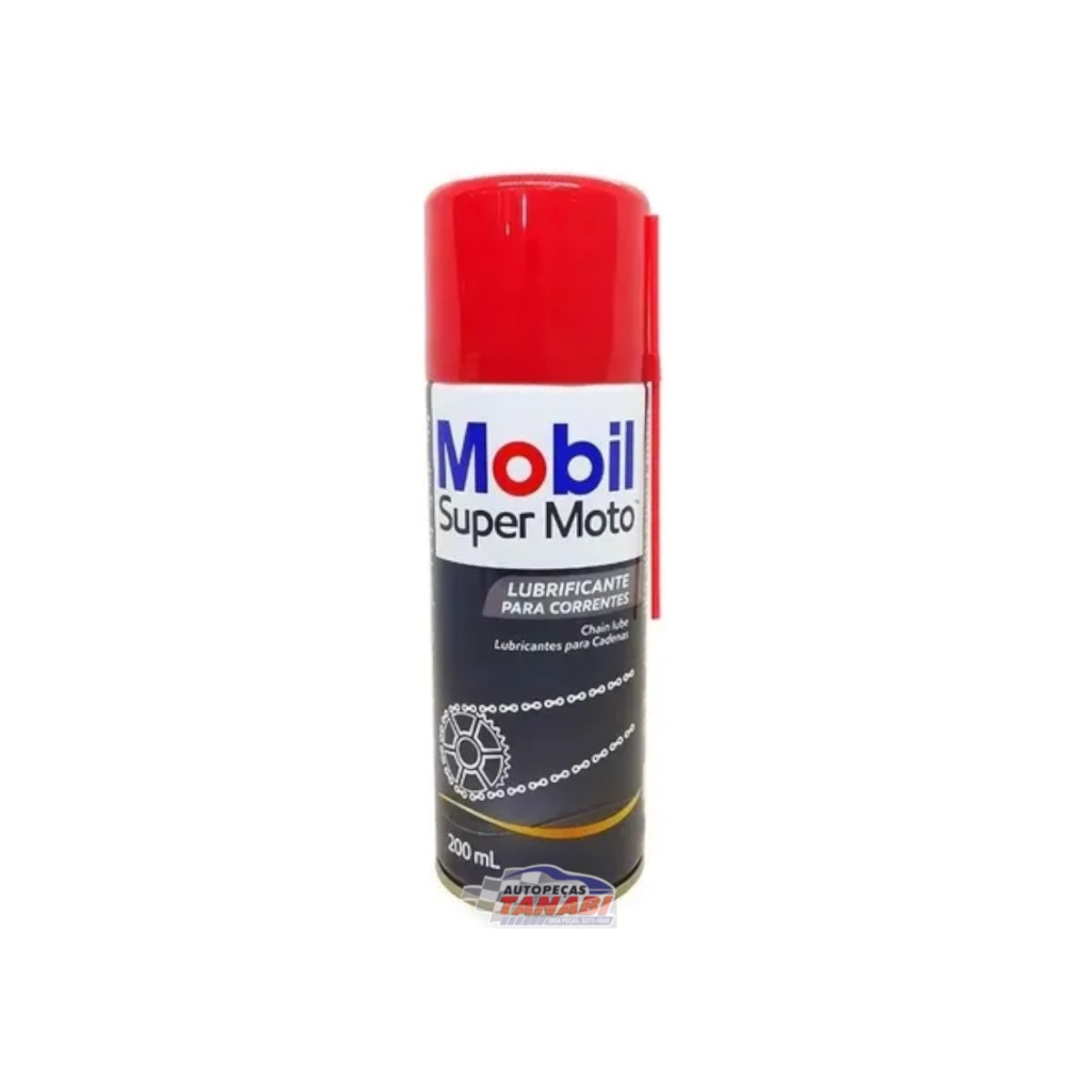 Lubrificante de Correntes Spray Para Motos Mobil Super Chain Lube ...