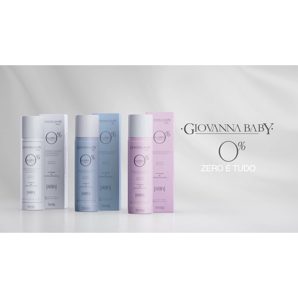 Giovanna Baby Desodorante Aerosol Sem Alumínio - Escorrega o Preço