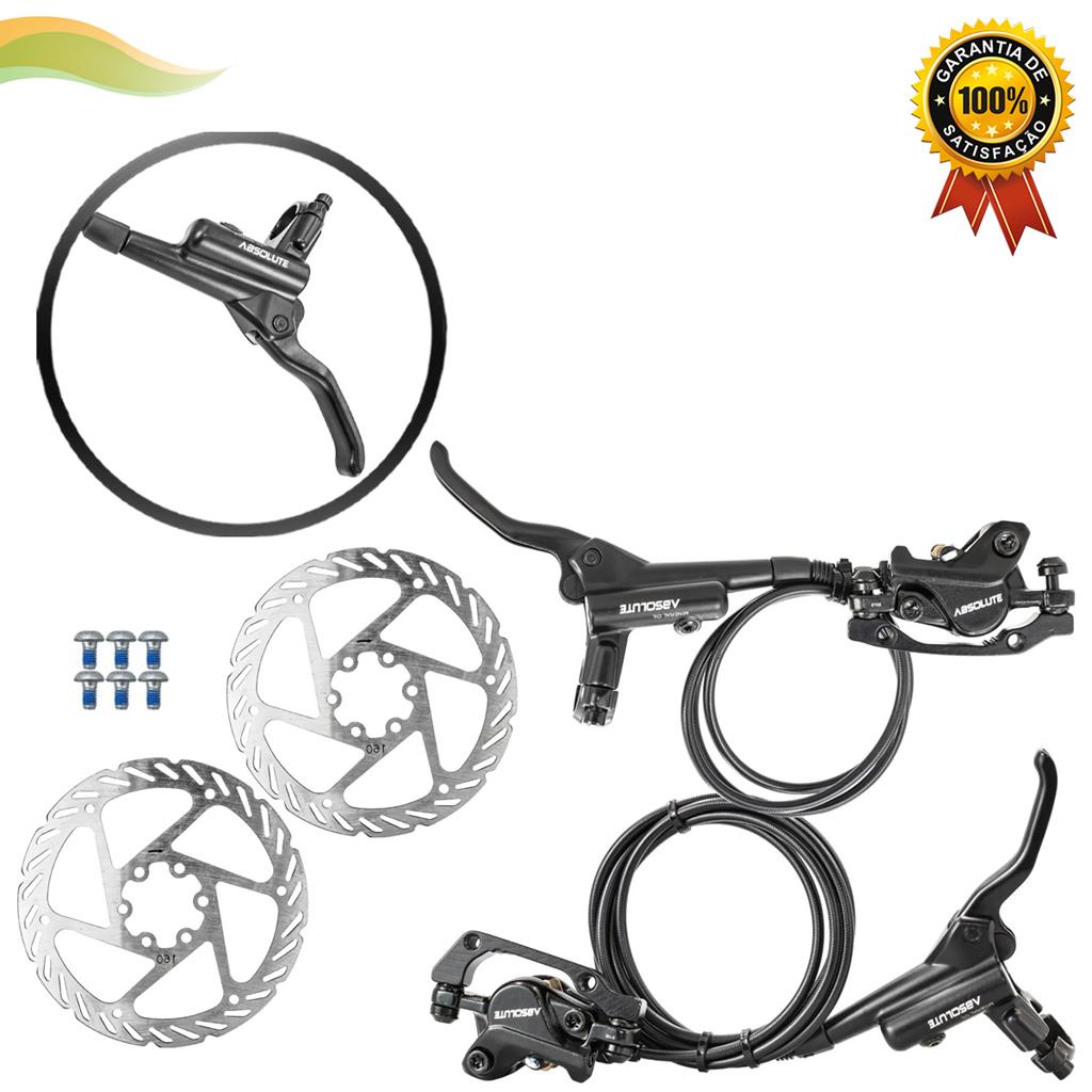 Freio A Disco Hidraulico 160mm Bike Absolute Para Bicicleta - Escorrega ...