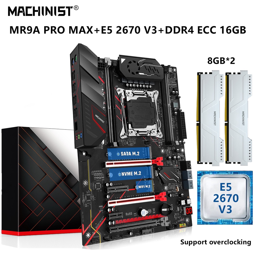 Machinista x99 lga Mãe 2011-3 kit Conjunto Com xeon e5 2670 v3 ... Machinista x99 lga Mãe 2011-3 kit Conjunto Com xeon e5 2670 v3 ...