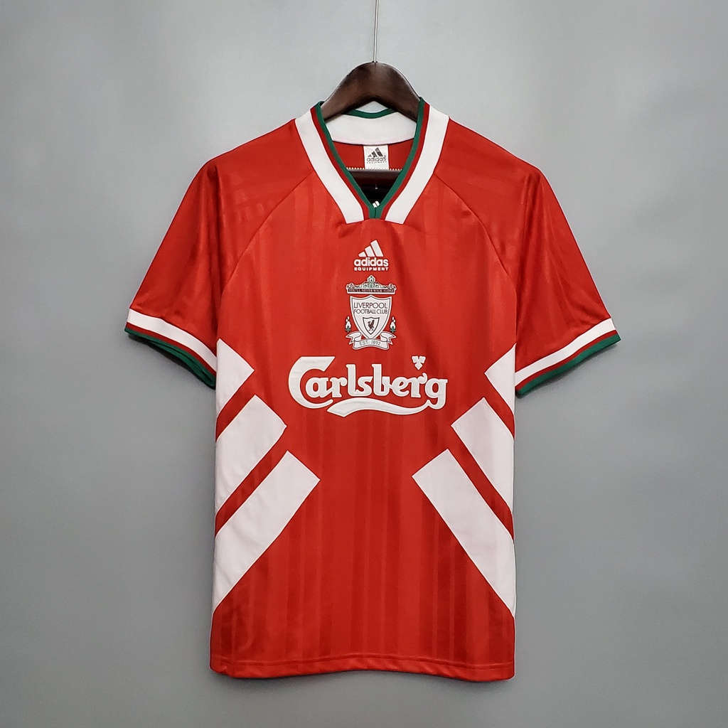 Camisa De Futebol Retro Liverpool 93/95 Home Jersey | Shopee Brasil