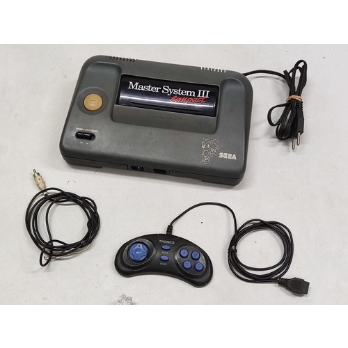 Console Vídeo Game Sega Master System Iii - Controle + Sonic - Desconto ...