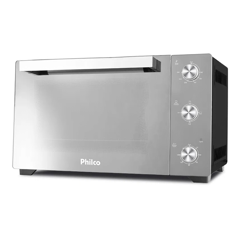 Forno Elétrico Philco 1800W PFE50PE Full Glass 50l 220v | Shopee Brasil