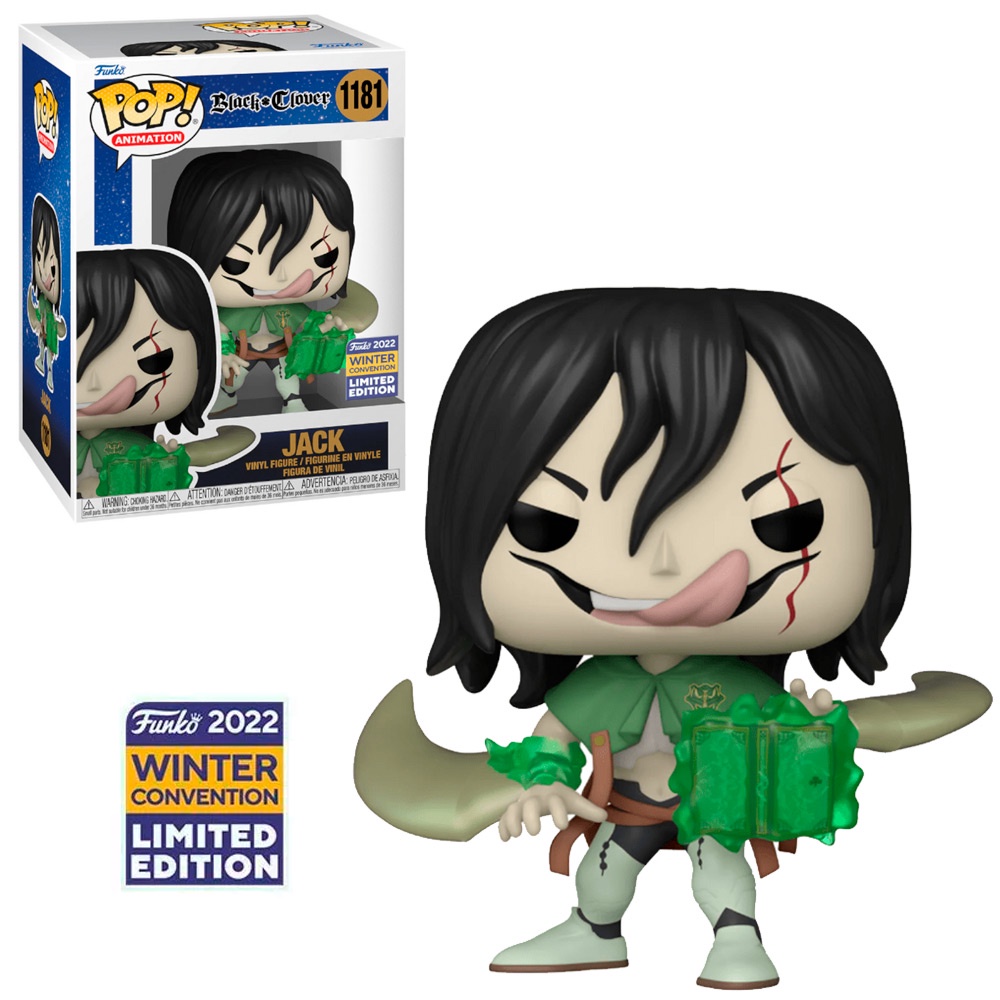 Funko Pop Black Clover - Jack #1181 2022 Winter Convention | Shopee Brasil