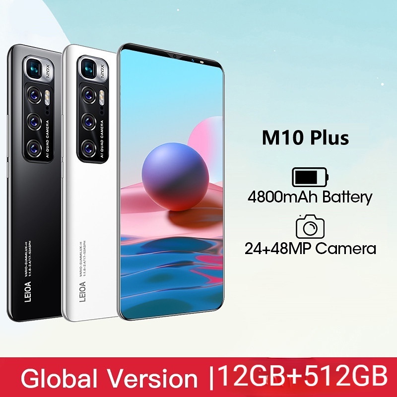 Celular Xiomi M10 Plus Smartphone Android 12GB + 512GB 4800mAh 6,1 ...