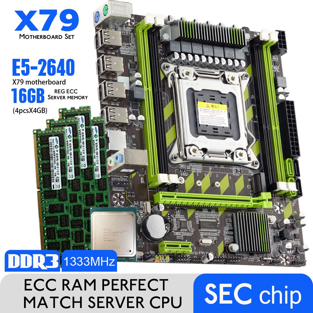 Atermiter X79-G X79 Placa-Mãe Xeon E5-2640 Conjunto De CPU Com LGA2011 ... Atermiter X79-G X79 Placa-Mãe Xeon E5-2640 Conjunto De CPU Com LGA2011 ...