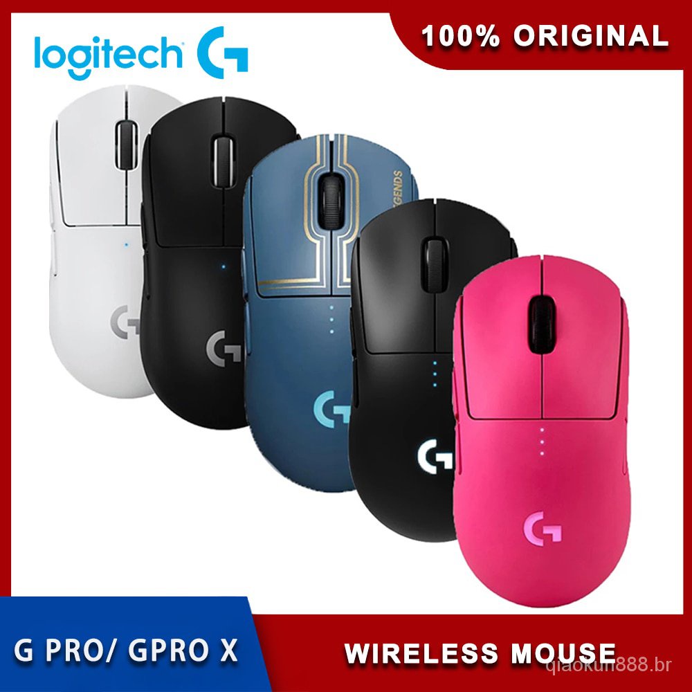 Logitech G PRO X SUPERLIGHT GPW Mouse Para Jogos Sem Fio Rosa 25K HERO Rato Mecânicos Leves NAG6 ...