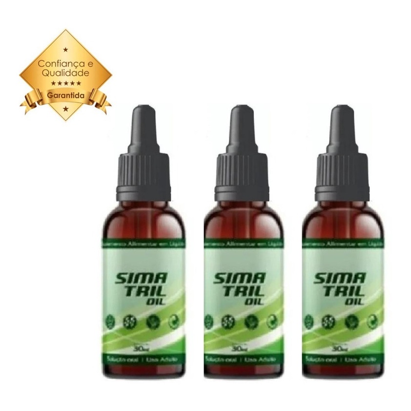 3 Simatril Oil 3 Frascos 30 Ml Original - Escorrega o Preço