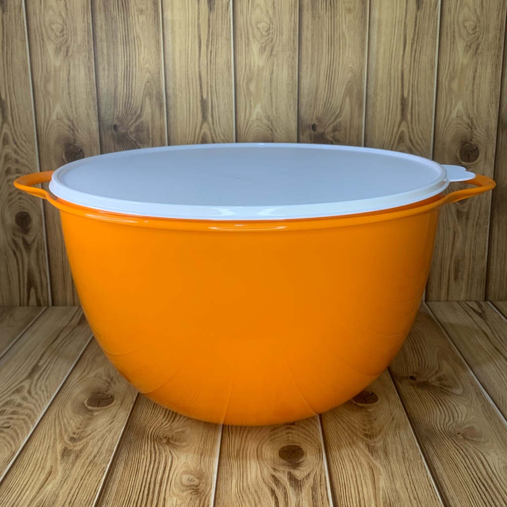 Tigela Tupperware 14 Litros Laranja Original Nova Jumbo Criativa Ótima ...