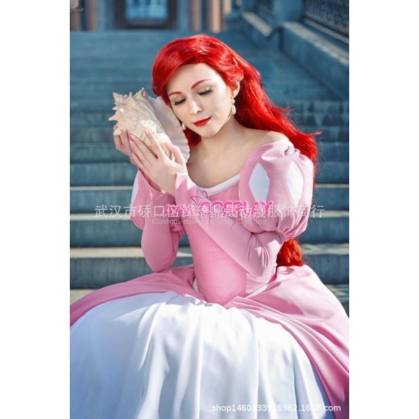 Conto De Fada A Pequena Sereia Princesa Ariel Adulto Fantasia cosplay ...