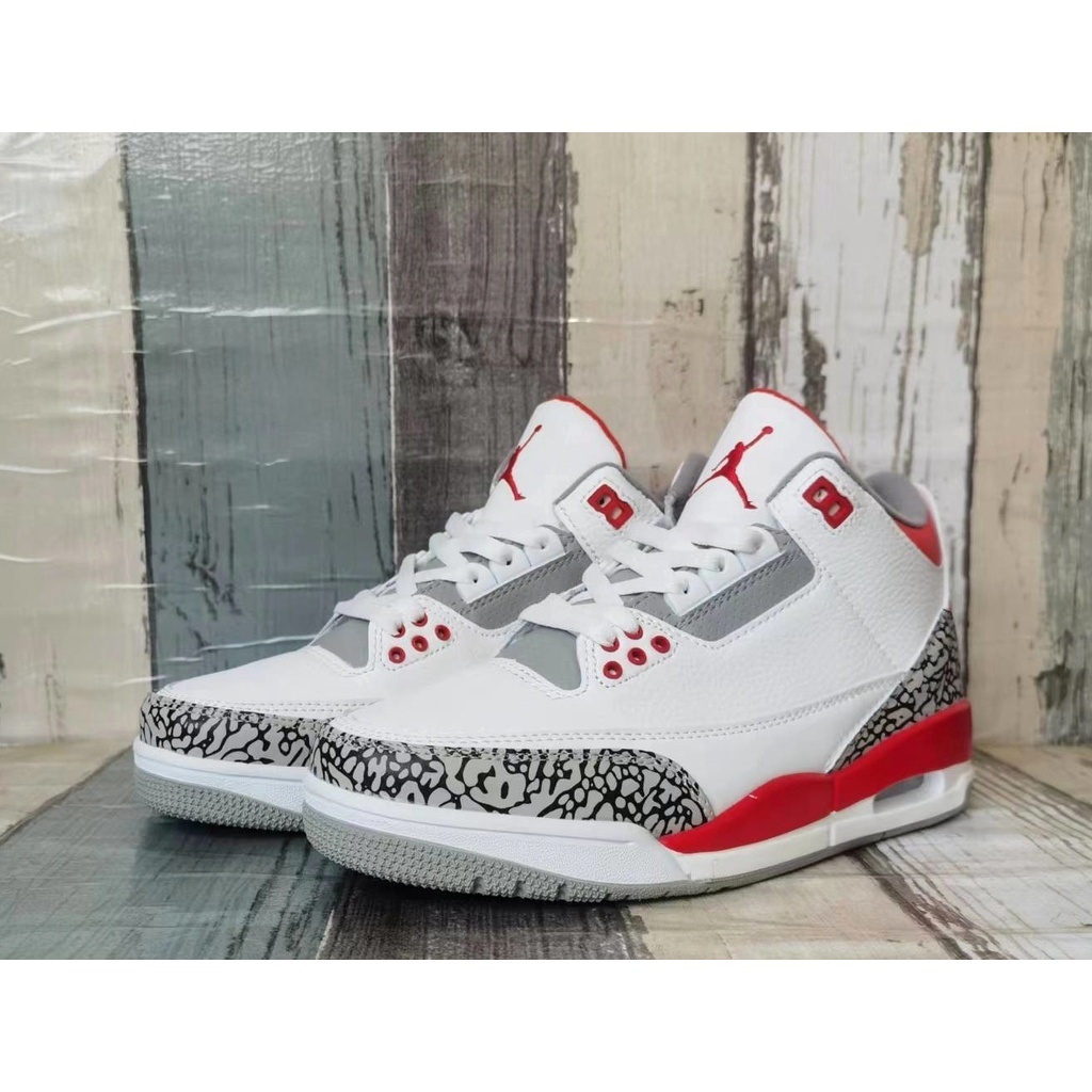 Tênis de Branco Air Jordan 3 Bola De Basquete,Sapatos de Mesa AJ3 Fundo ...