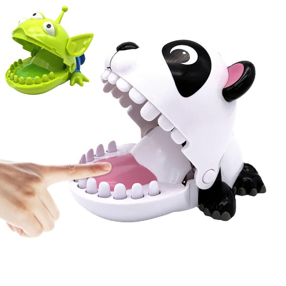 newset Alien Panda Big Mouth Bite Finger Game Figure Tricky Prank Toy ...