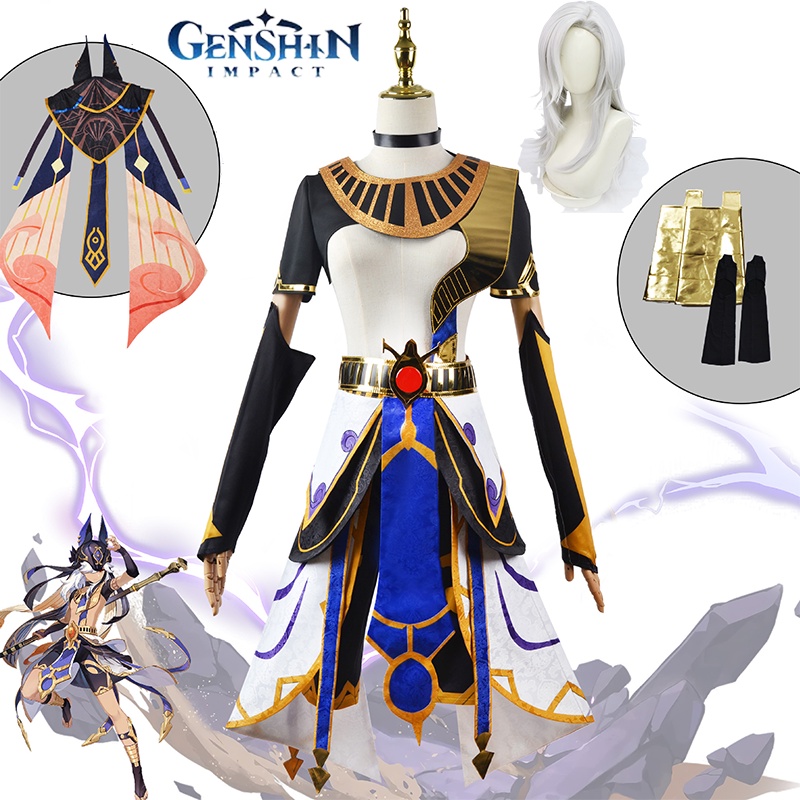 New Genshin Impact Cyno Cosplay Costume Accessory Uniform Outfit ...