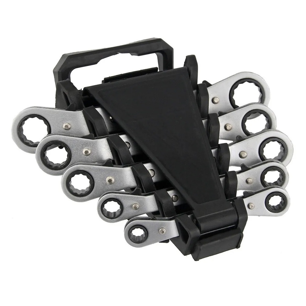 Kit Jogo de Chave Profissional Estrela com Catraca Reversível 5 Peças 6 ...