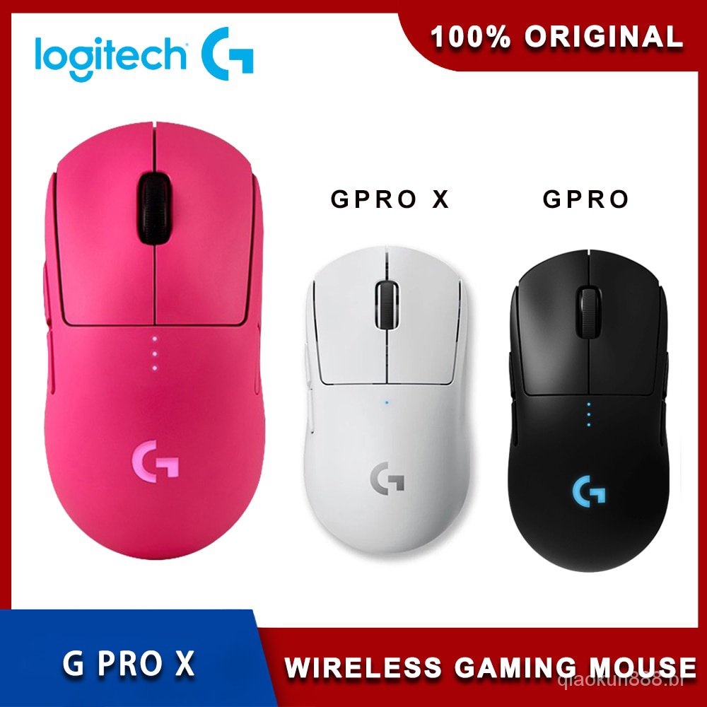 Logitech G PRO X SUPERLIGHT GPW Mouse Para Jogos Sem Fio Rosa 25K HERO Rato Mecânicos Leves NAG6 ...