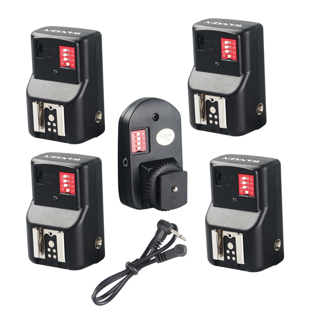 Andoer 16 Channels Radio Wireless Remote Speedlite Flash Trigger ...