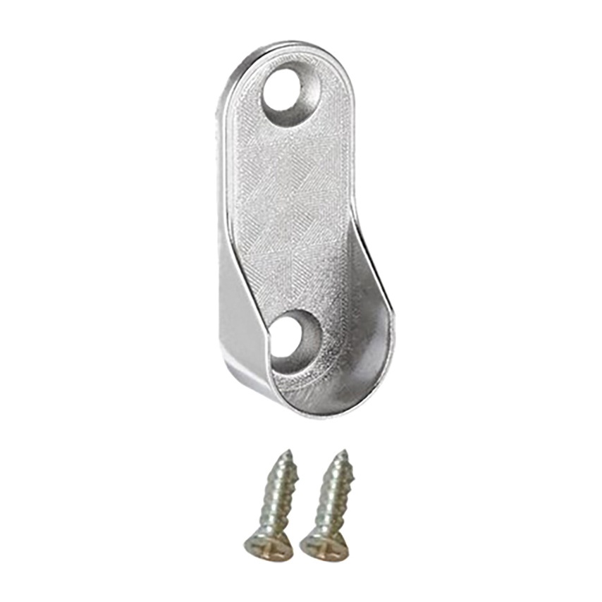 Suporte Metálico Metal Resistente p/ Varão Barra Cabideiro Cabide de ...