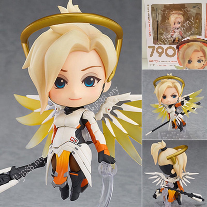 Overwatch Nendoroid 790 Mercy Figma 352 Mudança De Bonecos Modelo De ...