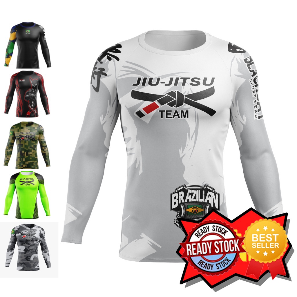 Rash Guards Jiu Jitsu - Padrão Cbjj Kit Com 3 Unidades - Escorrega o Preço