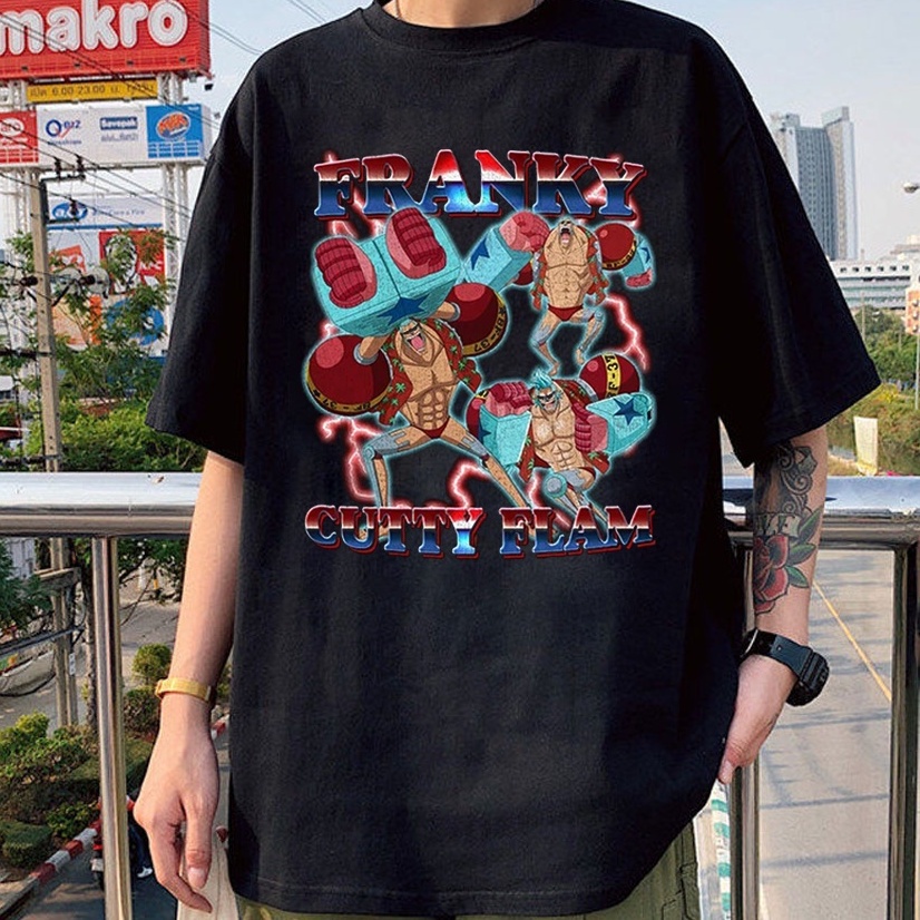Camiseta Basica Algodao Franky Cutty Flam Cyborgue Supeer One Piece ...