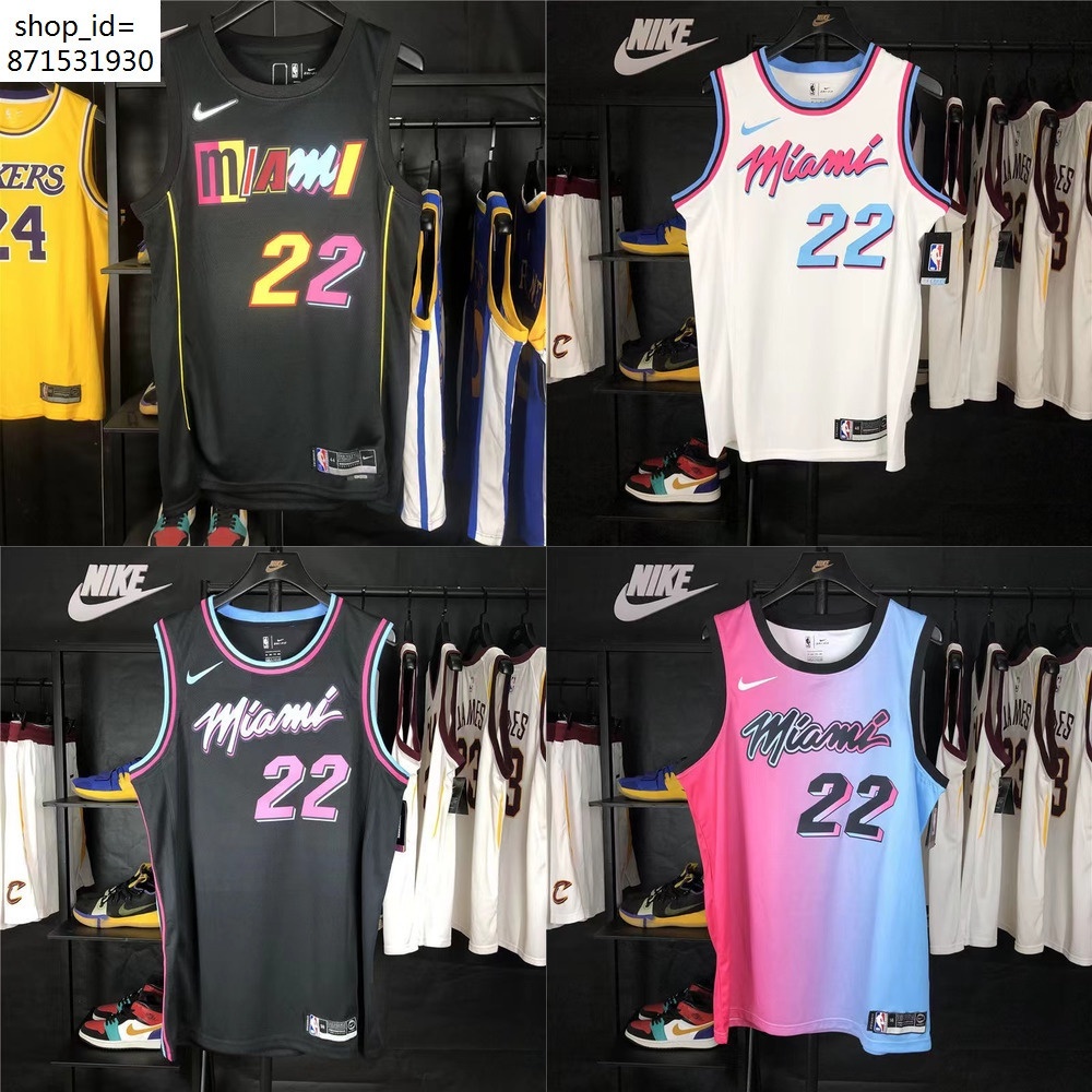 Camisa De Basquete Masculino Miami Heat Jimmy Butler 2023 | Shopee Brasil