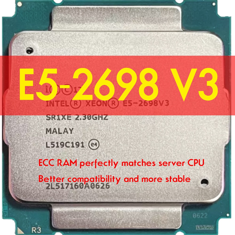 Xeon E5-2698 E5 2698v3 E5 2698 v3 v3 2,3 GHz Núcleos Seisteen ...