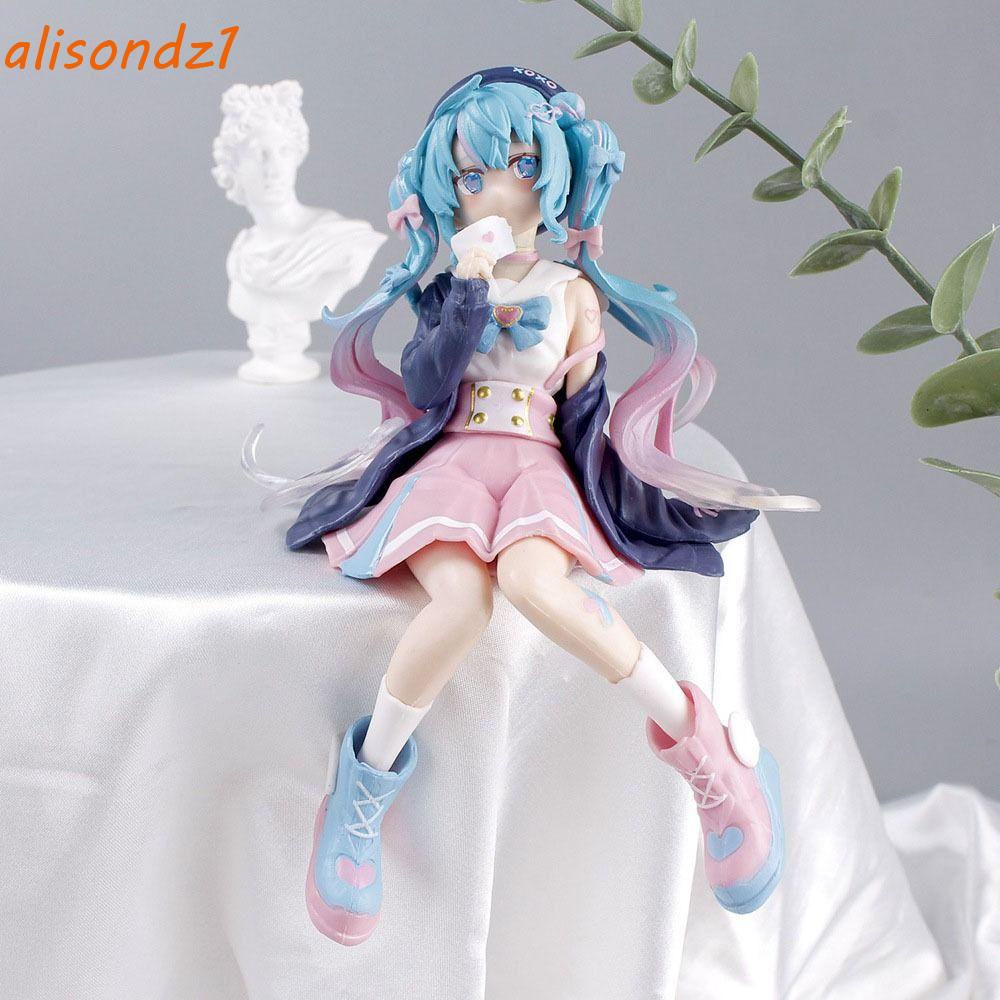 ALISONDZ1 Miku Hatsune Action Figures Kawaii 14,5cm Coleção Modelo ...