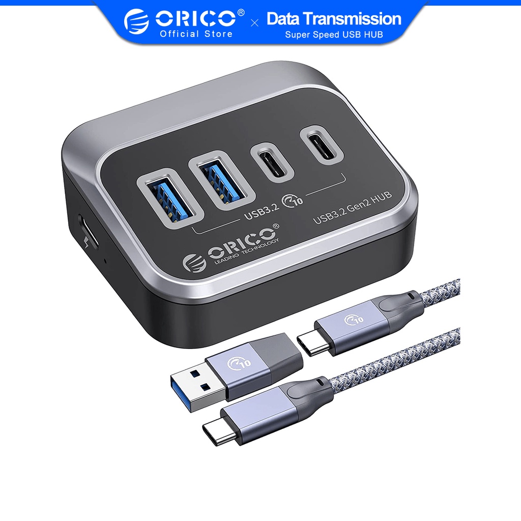 ORICO USB 3.2 Hub 10Gbps C De Dados Para 4 Portas Gen 2 , ABS Splitter ...