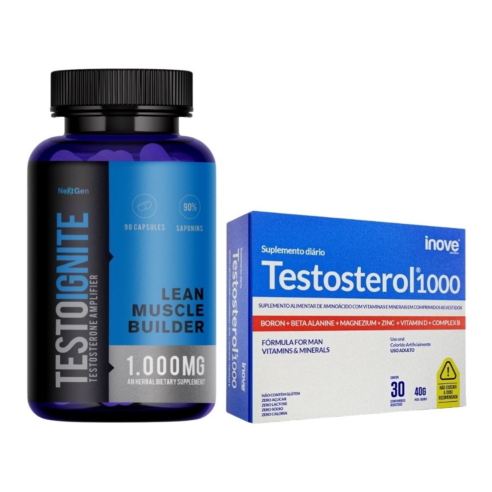Kit - Testosterol 1000 Inove + Testoignite 1000 Nextgen | Shopee Brasil