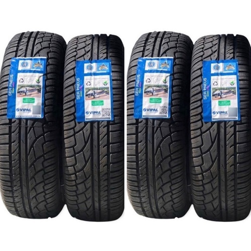 Kit Com 4 Pneus 175 65 R15 Remold Vipal Garantia +bicos | Shopee Brasil