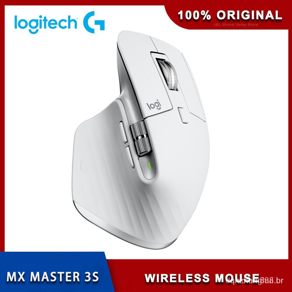 Logitech MX Master 3S/3 8000 DPI Mouse Sem Fio DPWO Office Roda Auto ...