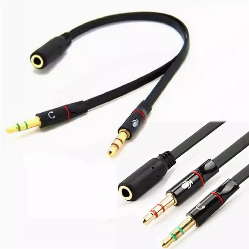 Adaptador P2 3.5mm Macho Para 2 RCA Fêmea Ugreen 25cm - Melhora o Preço