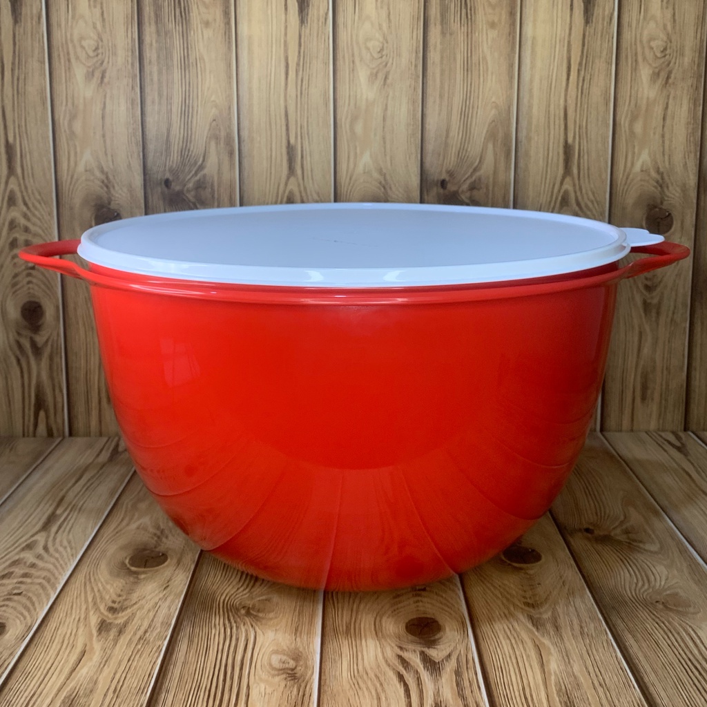 Tigela Tupperware 14 Litros Vermelha Original Nova Jumbo Criativa Ótima ...