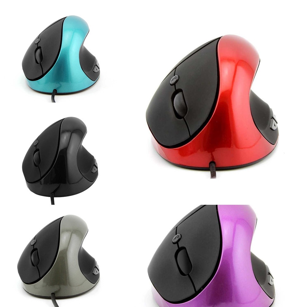 Rato Vertical Com Fio Para Computador Ergonômico PC Notebook | Shopee ...