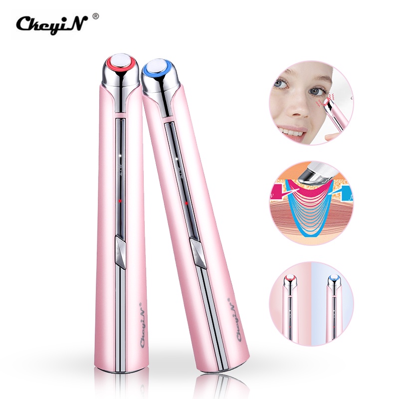 CkeyiN Massageador Iônico De Olhos Quente E Frio Varinha De Remove O ...