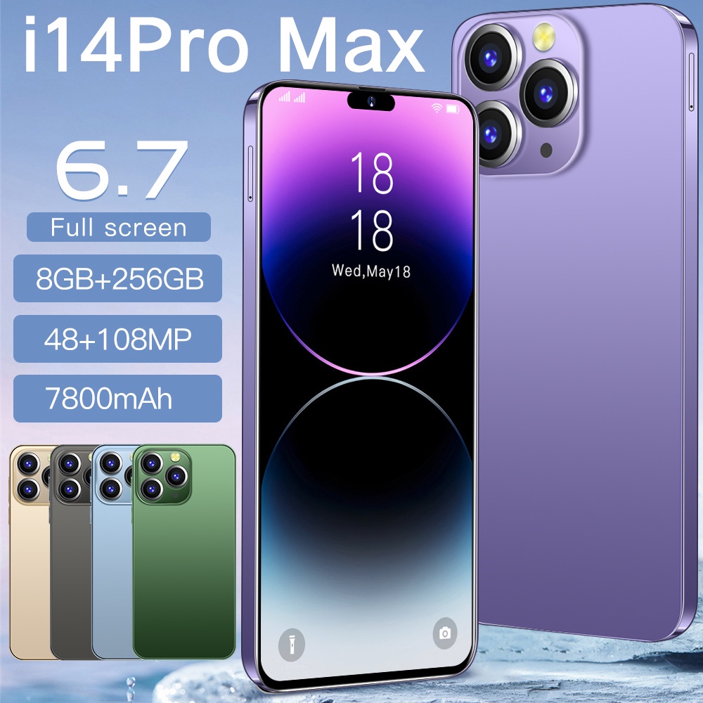Celular i14 Pro max 6,7 Polegadas 5G Smart Phone | Shopee Brasil