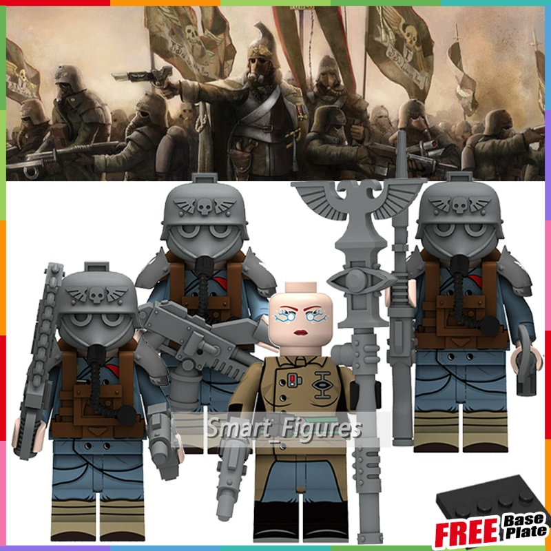 Minifiguras Morte Korps De Krieg Engenheiro Pyro Sargento Psyker Guarda ...