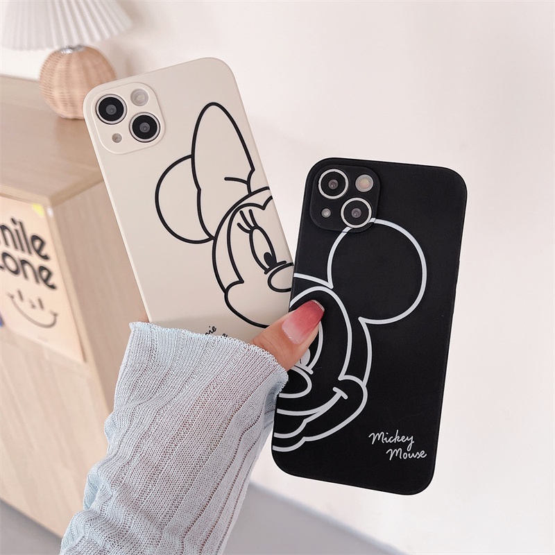 Estampa de cheque do Mickey case capinha capa para iPhone 11 12 13 pro ...