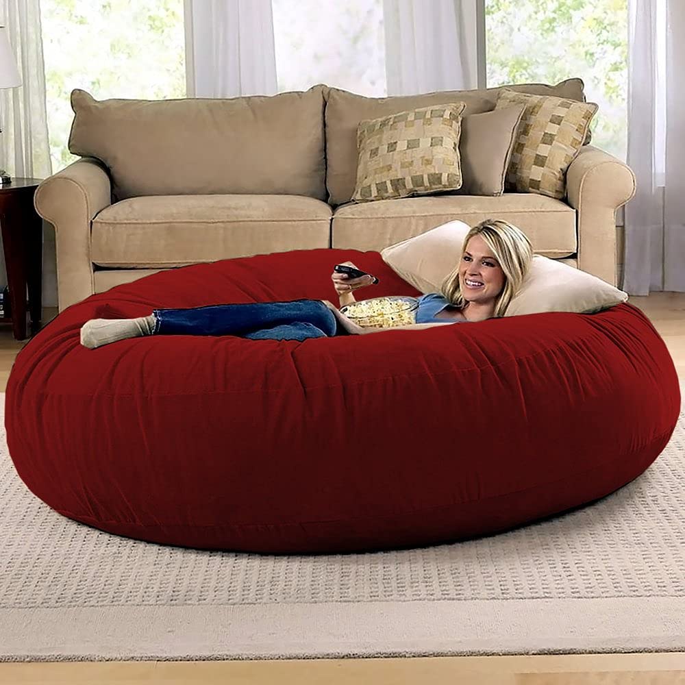 Puff Pufes Pufs Grande 1,40m x 1,40m x 20 sem enchimento | Shopee Brasil