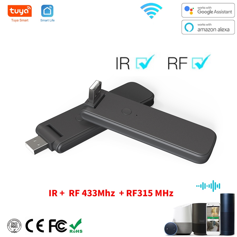 Tuya Smart WiFi IR RF Controle Remoto Universal Para Fonte De ...