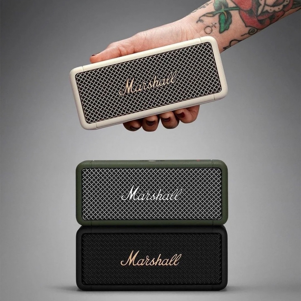 Caixa De Som MARSHALL EMBERTON Original Sem Fio Bluetooth IPX7 À Prova ...