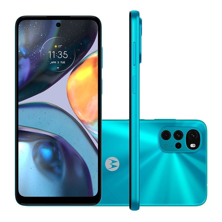 Smartphone Motorola Moto G22 128gb Câmera Quádrupla Azul | Shopee Brasil