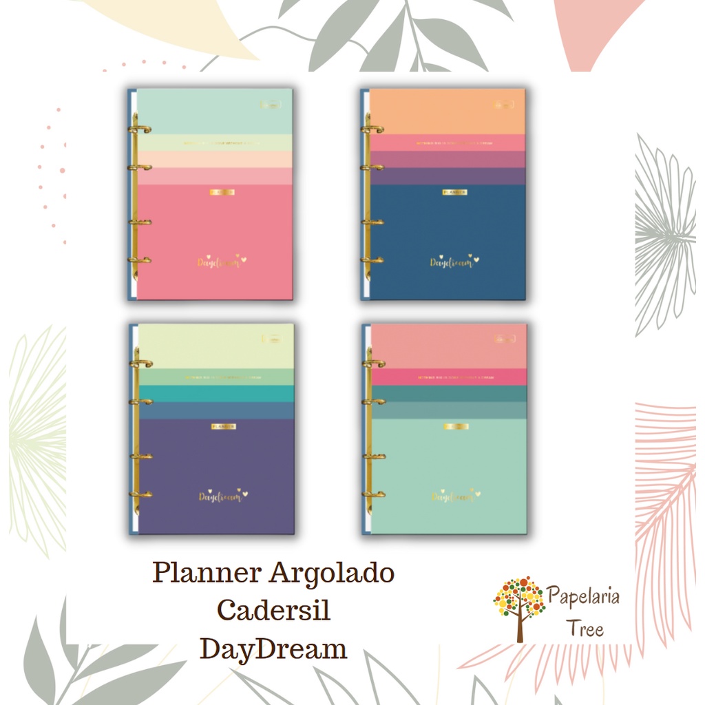 Planner Argolado Permanente Daydream - Cadersil | Shopee Brasil