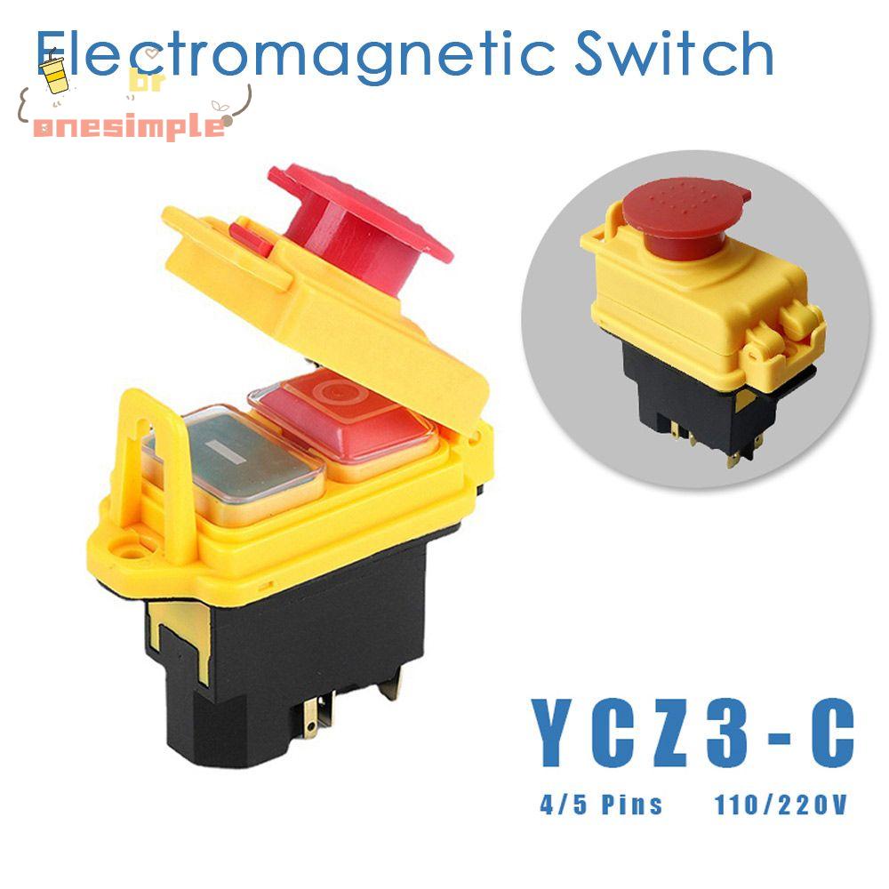 Interruptor Eletromagnético OS Impermeável 110V 220V 4/5 Pinos Reinicial | Shopee Brasil