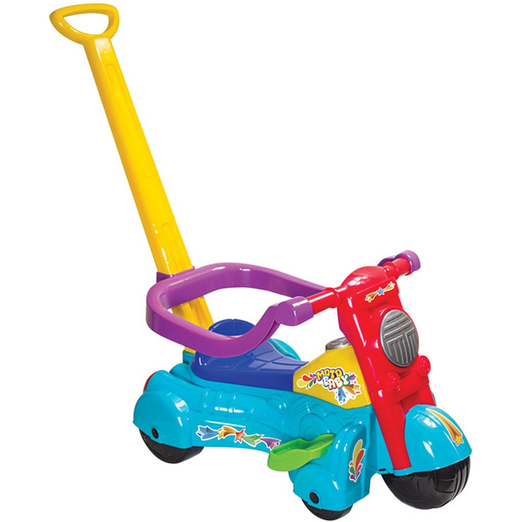 Velotrol Moto Andador Baby Menino E Menina Infantil Carrinho Motoca Com ...
